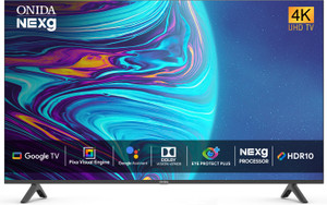 ONIDA 165 cm (65 inch) Ultra HD (4K) LED Smart Google TV with Dolby Atmos Vision & HDR10 Online ...