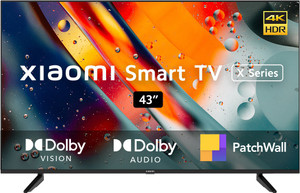 Mi X Series 108 cm (43 inch) Ultra HD (4K) LED Smart Android TV 2022 Edition with Dolby Vision ...