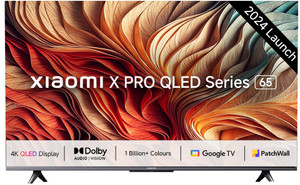Mi by Xiaomi X Pro QLED 165 cm (65 inch) QLED Ultra HD (4K) Smart Google TV 4K Dolby Vision ...