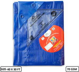 Tandhan Ecopaulin Cross Laminated Multilayer Eco-friendly 40 x 30 FT tarpaulin Sheet Tent - For ...