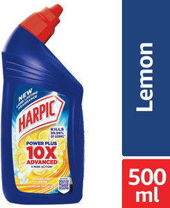 Harpic Power Plus Lemon Liquid Toilet Cleaner Price in India - Buy Harpic Power Plus Lemon ...