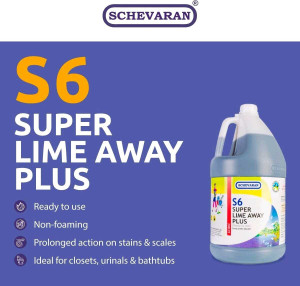 SCHEVARAN Super Lime Away Plus Floral Liquid Toilet Cleaner Price in India - Buy SCHEVARAN Super ...