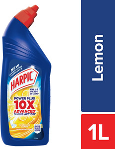 Harpic Power Plus Lemon Liquid Toilet Cleaner Price in India - Buy Harpic Power Plus Lemon ...