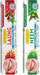looloo Herbal Medicated Tooth Neem Gel -100gm & Herbal Tooth Laung Gel Toothpaste - Buy Baby ...