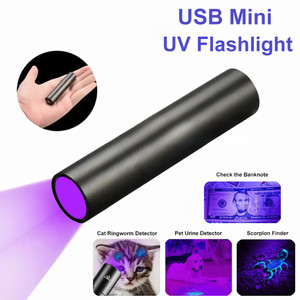 Kidoca UV Torch Light Ultraviolet Black Light for Pet Dog Urine Fluorescent Detection Torch ...