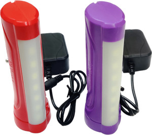 Gift Collection 2 Pcs SL-666 3 Wt Supreme Rechargeable Mini LED Torch Light With Lithium Battery ...