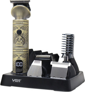 VGR V-106 Professional 6in1 Grooming Kit with LED Display Trimmer 180 min Runtime 16 Length ...