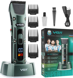 VGR V-696 Professional Hair Clipper Trimmer 300 min Runtime 8 Length Settings Price in India ...