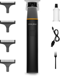One Plus OP 541 Cordless Professional Hair Trimmer Washable T Blade Trimmer 120 min Runtime 4 ...