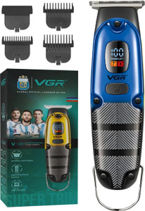 VGR V-981 Professional Hair Clipper with LED Display Trimmer 150 min Runtime 4 Length Settings ...