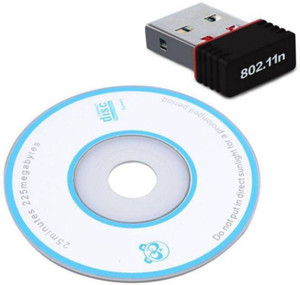 TERABYTE 950Mbps Mini WiFi Dongle Receiver USB Adapter Wifi Wireless Lan Card 802.11n/G/B USB ...