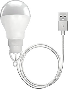 icall USB LED Bulb USB LED Bulb 5 Watt 6 Volts Bright Light Reading Lamp for Outdoor Camping ...