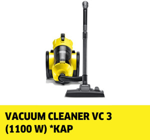 Karcher VC 3 Plus Multi-cyclone Bagless Dry Vacuum Cleaner Price in India - Buy Karcher VC 3 ...