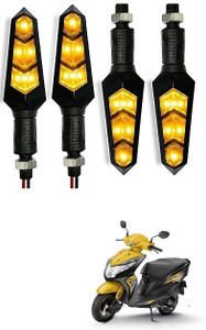 QUIRKY ZONE Front, Rear LED Indicator Light for Bajaj, Hero, Honda, TVS, Suzuki, Universal For ...