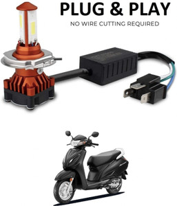 AutoTech CYT H4 led orange imported Bulb Headlight for bikes,scooty H Headlight Car, Motorbike ...