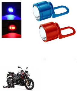 SRPHERE STROBE-LED-RED-BLUE FOR _TVS Apache RTR 200 4V Tail Light Motorbike LED for TVS (12 V ...
