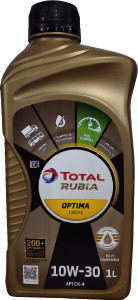 Total Energies Total Rubia Optima 1300 10W 30 (1L) Full-Synthetic Engine Oil Price in India ...