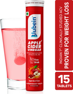 Blubein Apple Cider Vinegar ++ | 15 Effervescent Tablets Price in India - Buy Blubein Apple ...