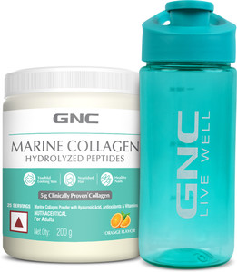 GNC Marine Collagen | Hydrolyzed Peptides | 5g Clinically Proven Collagen Price in India - Buy ...