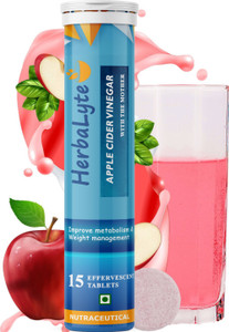 HERBALYTE Apple Cider Vinegar 15 Effervescent Tablets Price in India - Buy HERBALYTE Apple Cider ...