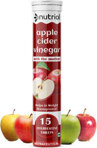 Nutriol Apple Cider Vinegar Effervescent 15 Tablets Advanced Price in India - Buy Nutriol Apple ...