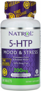 Natrol 5-HTP, Time Release, Maximum Strength, 200 mg, 30 Tablets Price in India - Buy Natrol 5 ...