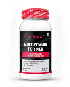 Dr. Rax Multivitamins for Men Complete Daily Nutrition Boost energy immunity and overall Price ...