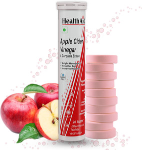 HealthAid Apple Cider Vinegar with Garcinia - 20 Effervescent Tablets Price in India - Buy ...