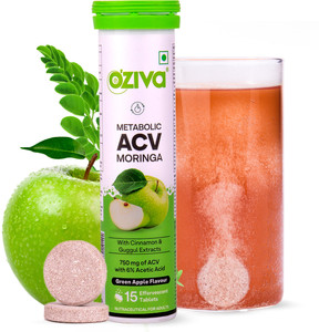 OZiva Apple Cider Vinegar Moringa Weight Loss| 3-in-1 Fat Oxidation Formula| No Sugar Price in ...
