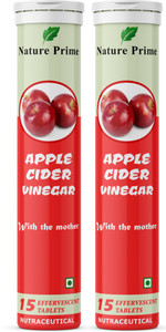 Nature Prime Apple Cider Vinegar 30 Effervescent Tablets Price in India - Buy Nature Prime Apple ...