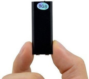 FREDI HD PLUS Spy Digital Audio Recorder with crystal clear voice recorder 14 hours backup 8 GB ...