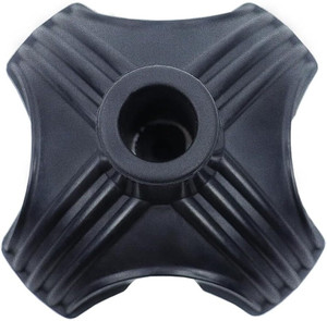 RUNMEX Self Standing Quad Base Replacement for Most Walking Canes, or Offset Quad Walking Stick ...