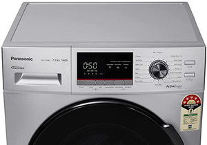Panasonic 7 kg Fully Automatic Front Load Washing Machine with In-built Heater Silver Price in ...