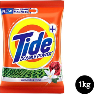 Tide Plus with Extra Power # Jasmine and Rose ( 1kg ) Detergent Washing Powder Detergent Powder ...