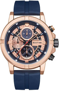 EXTRI Casual Luxury Trendy Stylish Casual Party Wear Sport Waterproof WatchEXTRI-6064 Men's ...