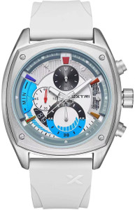 EXTRI EXTRI-6056 EXTRI Men's Watch Analog Quartz WHITE Dial Chronograph Wrist Watch for Men ...