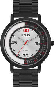 Helix TW063HG02T Helix By Timex Silver Round Dial Analog Watch - For Men - Buy Helix TW063HG02T ...