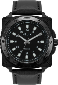 Helix TW062HG00T Helix By Timex Black Round Dial Analog Watch - For Men ...
