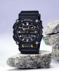 CASIO GA-900-1ADR G-SHOCK Black Dial Resin Strap Analog-Digital Watch - For Men - Buy CASIO GA ...