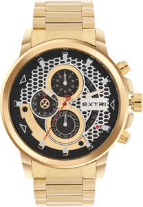 EXTRI New Collection Mens Chronograph Gold Dial Analog Watch - For Men - Buy EXTRI New ...