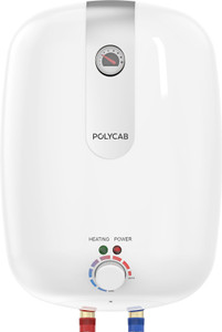 Polycab 10 L Storage Water Geyser (Elanza Dlx 4-Star, 10 litre, 2KW Electric Storage Geyser For ...