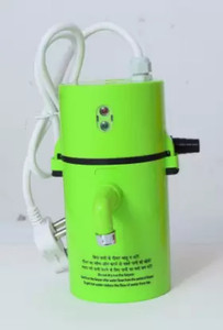 RYT 1 L Instant Water Geyser (1 Ltr. Portable Instant Water Geyser with Installation Kit, Green ...