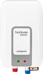 Hindware 3 L Instant Water Geyser (Present instant compacto water heater 3 liter capacity, White ...