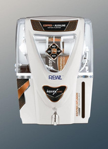 REWZ Epic White 15 L RO + UV + UF + TDS + Alkaline Water Purifier - REWZ : Flipkart.com