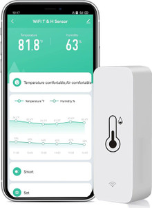 Amicismart Wifi Temperature Humidity Sensor Smartlife App Smart