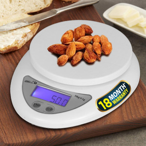 iBELL KS501M Food Weighing Scale, 5kg, Tare Function, LCD Display, Portable Kitchen Weighing ...