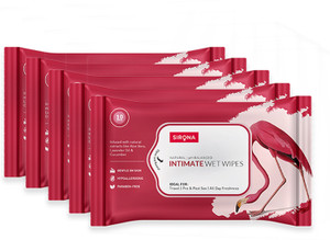 SIRONA Intimate Wet Wipes (50 Wipes - 5 Pack) Intimate Wipes Price in India - Buy SIRONA ...