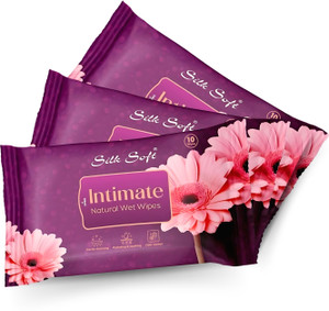 Silk Soft 10 Pull Intimate Natural Wipes Pack of 3 Intimate Wipes Price in India - Buy Silk Soft ...