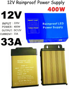 BALRAMA 400 Watt Rainproof LED Power Supply AC DC Converter 12 Volt 33.3A SMPS Adaptor Worldwide ...