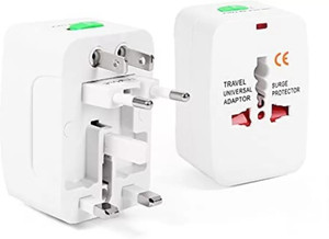 SANNO WORLD Travel Adapter Universal All in One Worldwide Power Converters Wall Charger ...